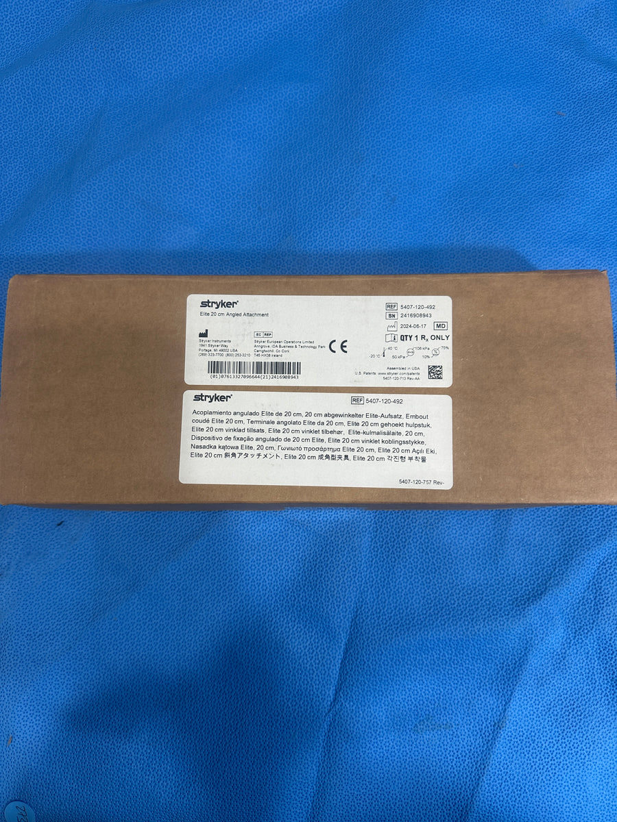 Stryker 5407-120-492 Elite 20cm Angled Attachment NEW